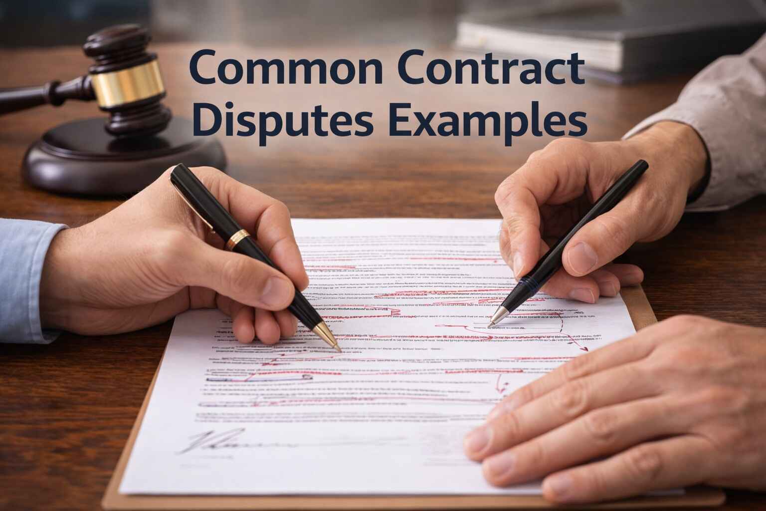 Common Contract Disputes Examples - Massingill